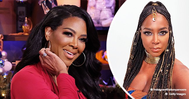 RHOA Star Kenya Moore Stuns in an African-Inspired Look with Long ...