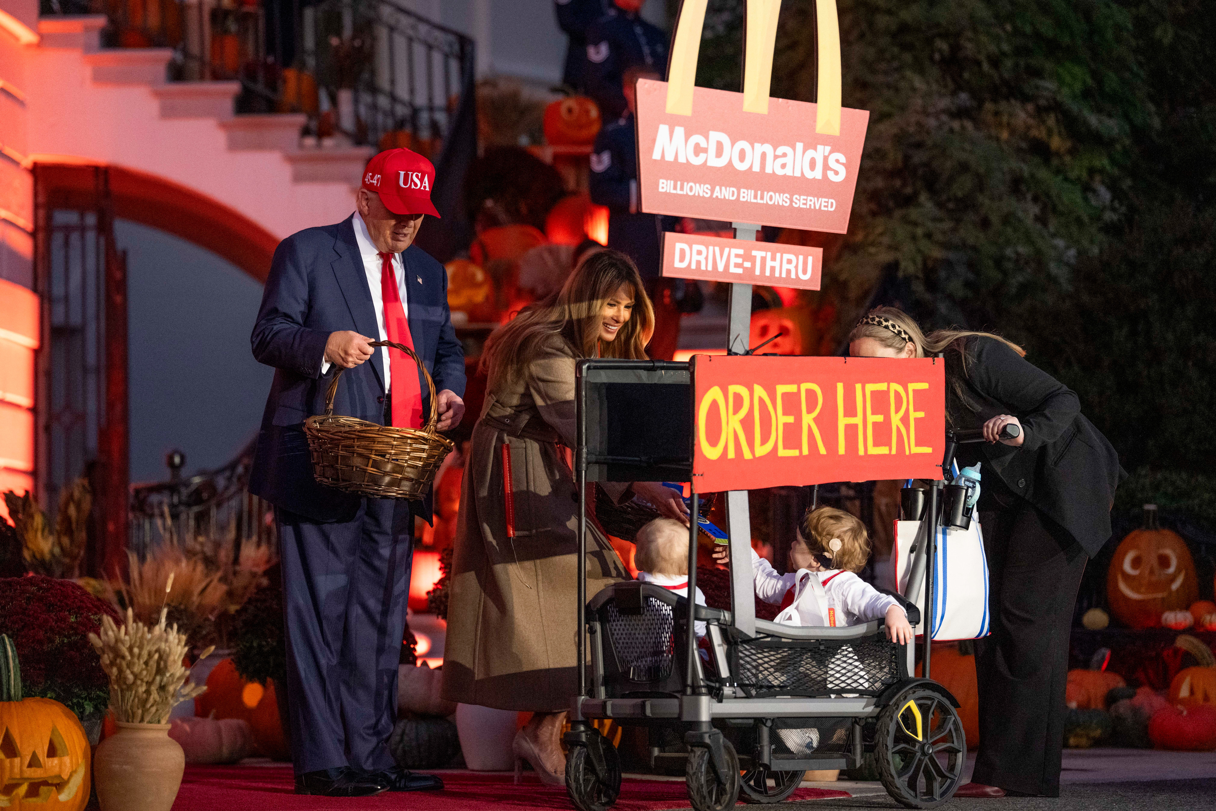 Donald and Melania Trump's Halloween Looks Cause a Stir