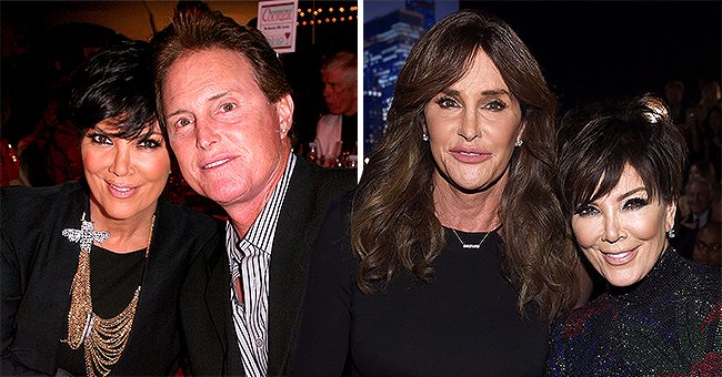 Caitlyn Jenner Poses in Black Gown with Ex-Wife Linda Thompson at Jane ...