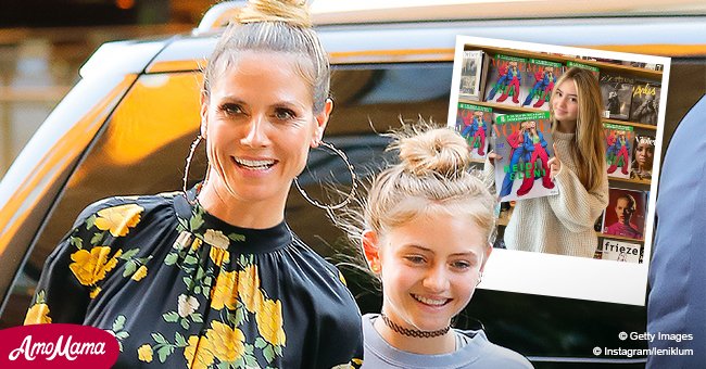 Here's How Heidi Klum's Daughter Leni Celebrated Model Moment on 'Vogue ...