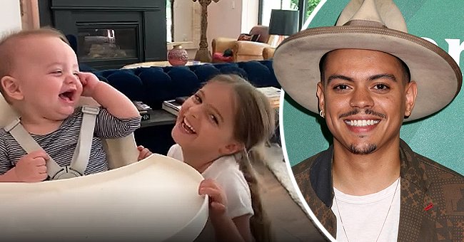 Evan Ross' Daughter Jagger Makes Little Brother Ziggy Laugh in a New ...