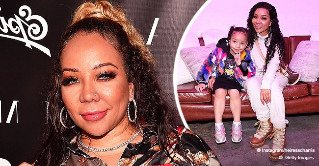 Tiny Harris' Daughter Heiress Melts Hearts Posing with Her Mom in a ...