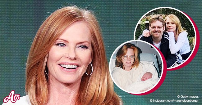 Marg Helgenberger's Son Hugh Rosenberg Looks like Her Carbon Copy ...