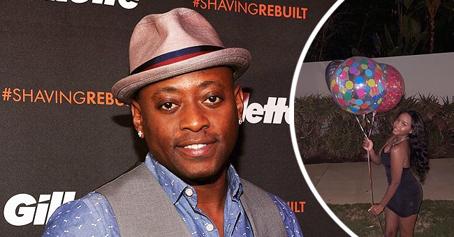 Omar Epps' Younger Daughter K'mari Poses in a Black Dress Holding B-Day Balloons in New Photos