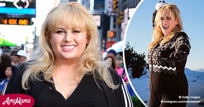 Rebel Wilson Flaunts Slimmed-down Figure in a Tight Sweater Onesie in ...