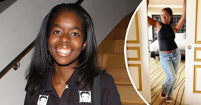 Bernie Mac Show Star Camille Winbush Strikes A Pose In Black Top