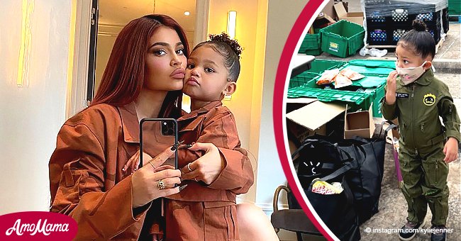 Kylie Jenner's Daughter Stormi Joins Dad Travis Scott during Christmas ...