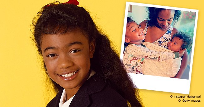Tatyana Ali Of Fresh Prince Of Bel Air Holds Her 2 Adorable Sons In A
