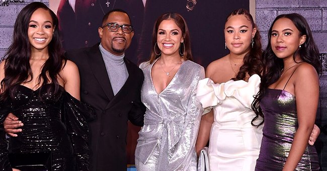 Martin Lawrence Poses with His 3 Daughters in Chic Dresses in His Ex ...
