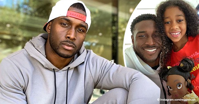 See This Rare Photo of Reggie Bush with His Curly-Haired Daughter Who ...