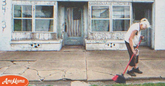 Old Woman Works as Janitor to See Children, Finds Sealed Bag with Their ...