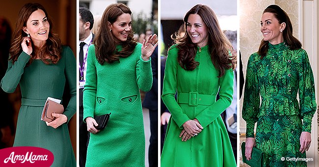 Kate Middleton's Apparent Love for Wearing Green Is Analyzed by Color ...