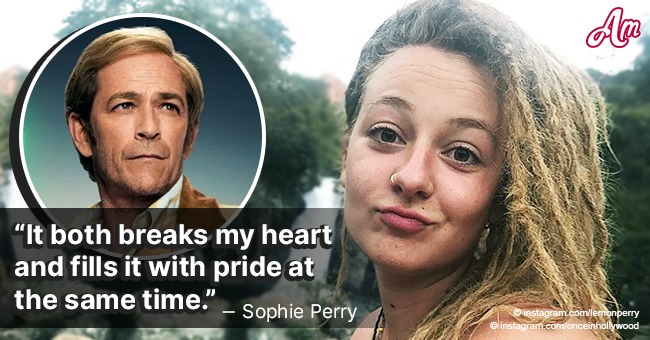 Late Luke Perry's Daughter Sophie Opens up about Seeing Her Dad in His ...
