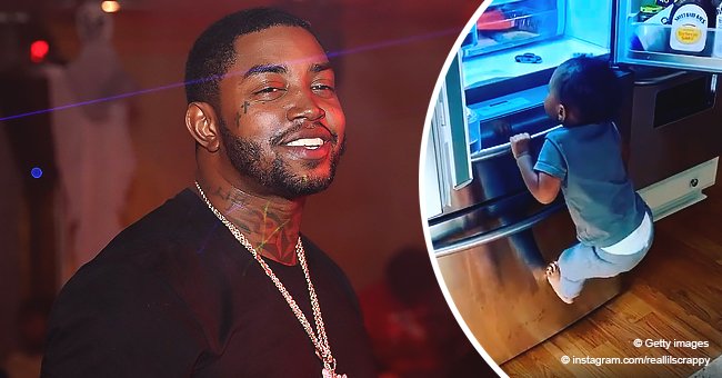 Watch Lil Scrappy's Son Climb into the Fridge in Front of His Father in ...
