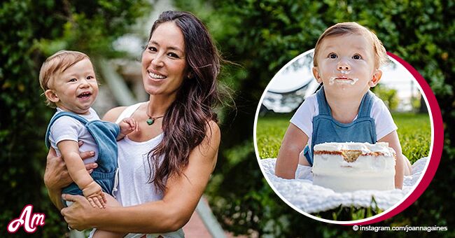 Joanna Gaines Shares Adorable Photos of 1-Year-Old Son Crew Covered in ...
