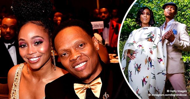 Shamari Fears of RHOA and Husband Ronnie DeVoe Pose in Floral Dress ...