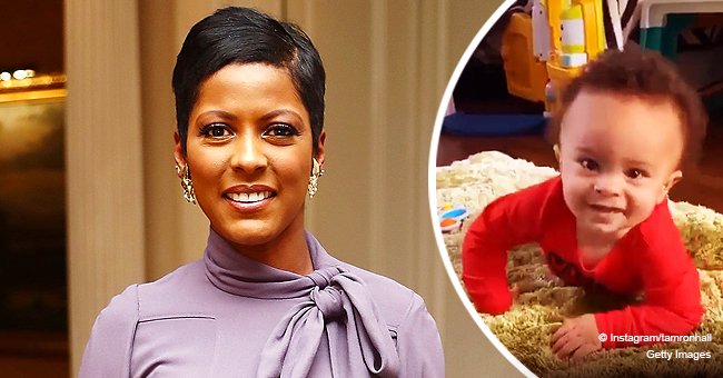 Tamron Hall Fans Love Her Cute Video of Baby Son Moses Crawling Along ...