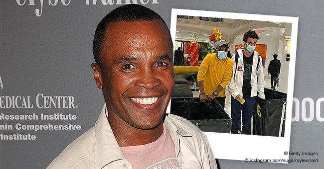 Sugar Ray Leonard Proudly Helps His Son Daniel Move Into His First ...