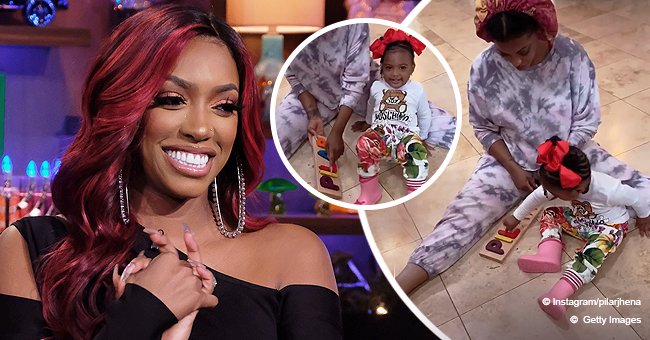 Watch Porsha Williams' Cute Daughter Pilar Spell Her Name with Colorful ...