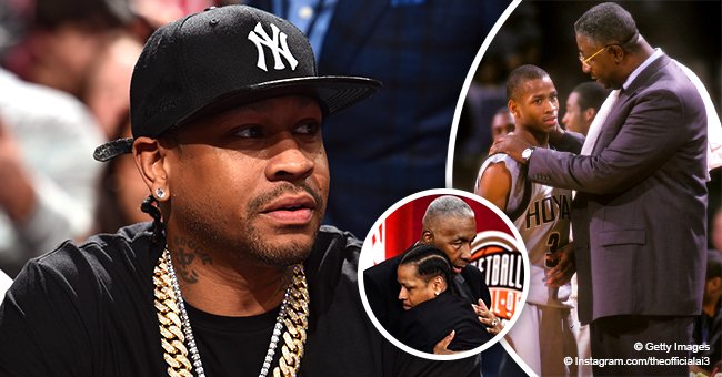 Allen Iverson Mourns the Death of His Mentor John Thompson Jr with a ...