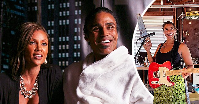 Vanessa Williams and Rick Fox's Daughter Sasha Poses with a Red Guitar ...