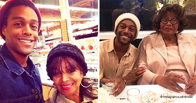 Rebbie Jackson's Son Austin Brown Shows Resemblance to Mom & Grandma in ...