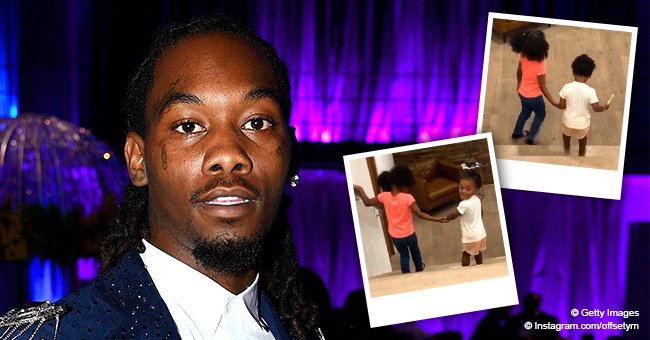 Offset's Little Daughters Show off Their 'Sisterly Love' in Rare Family ...