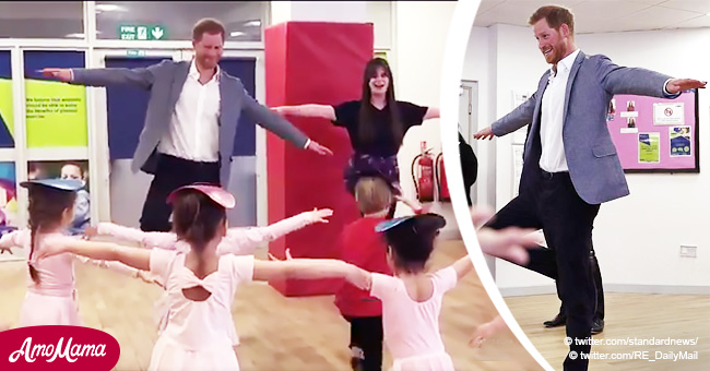 Ballet Challenge: Prince Harry Shows off His Best Ballet Skills in a ...