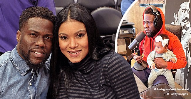 Kevin Hart's Baby Kaori Sits on His Lap as He Jokes about Her Learning ...