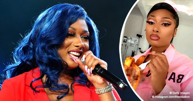 Megan Thee Stallion Looks Cute Wearing Bright Makeup and a High ...
