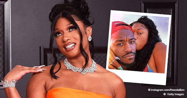 Megan Thee Stallion Flaunts Her Curves While Kissing Boyfriend Pardison ...
