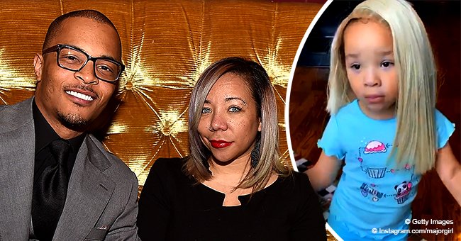 See How TI & Tiny Harris' Daughter Heiress Reacts to Mom Taking a Video ...
