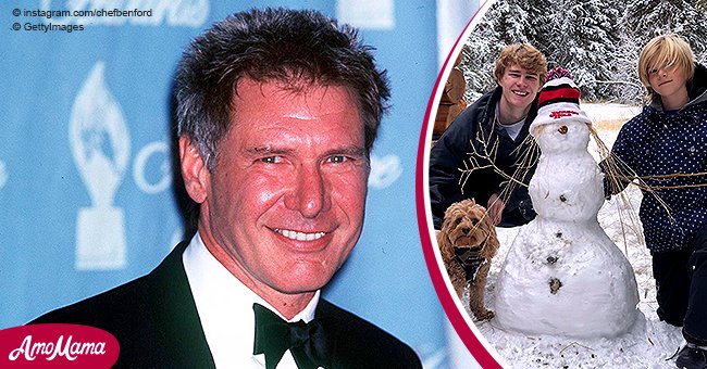 Harrison Ford's Son Ben Posted Photo of the Actor's Grandsons Waylon ...