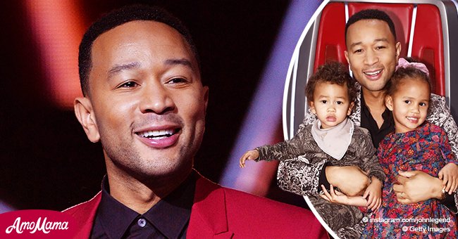 John Legend's Parents and His Kids Visit Him on 'The Voice' during ...