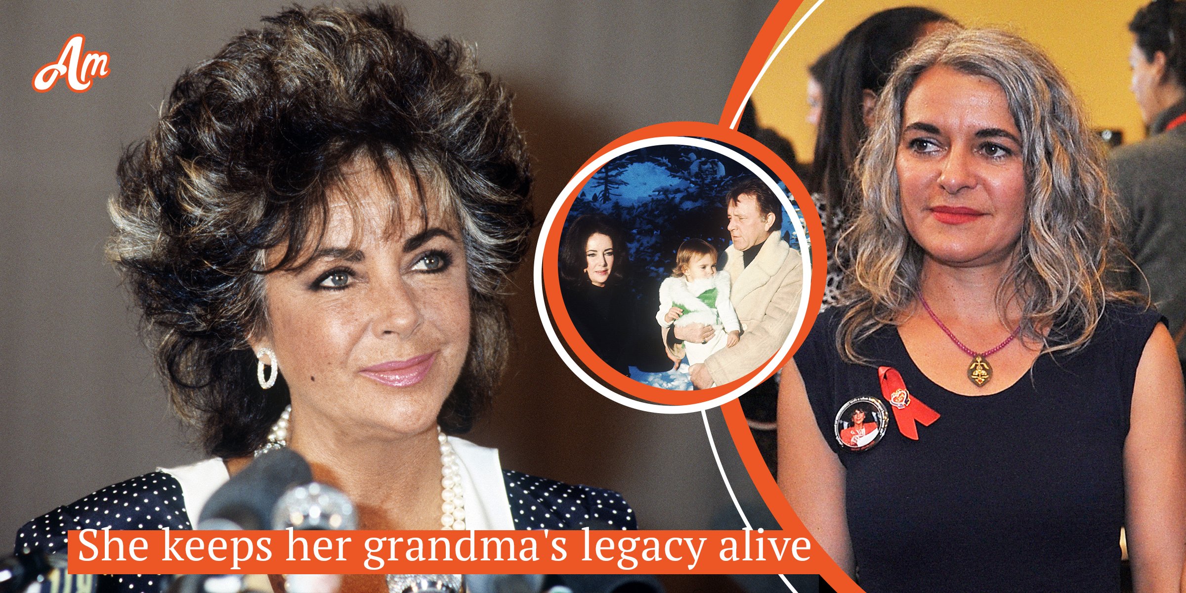 Elizabeth Taylor's 1st Grandkid Embraces Her Gray Hair & Devotes ...