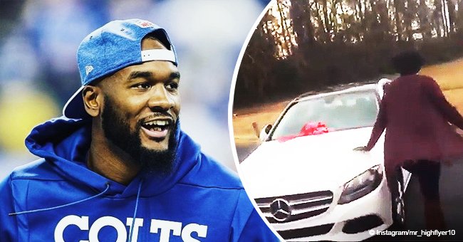 NFL player surprises mom with Mercedez Benz in viral video and her ...