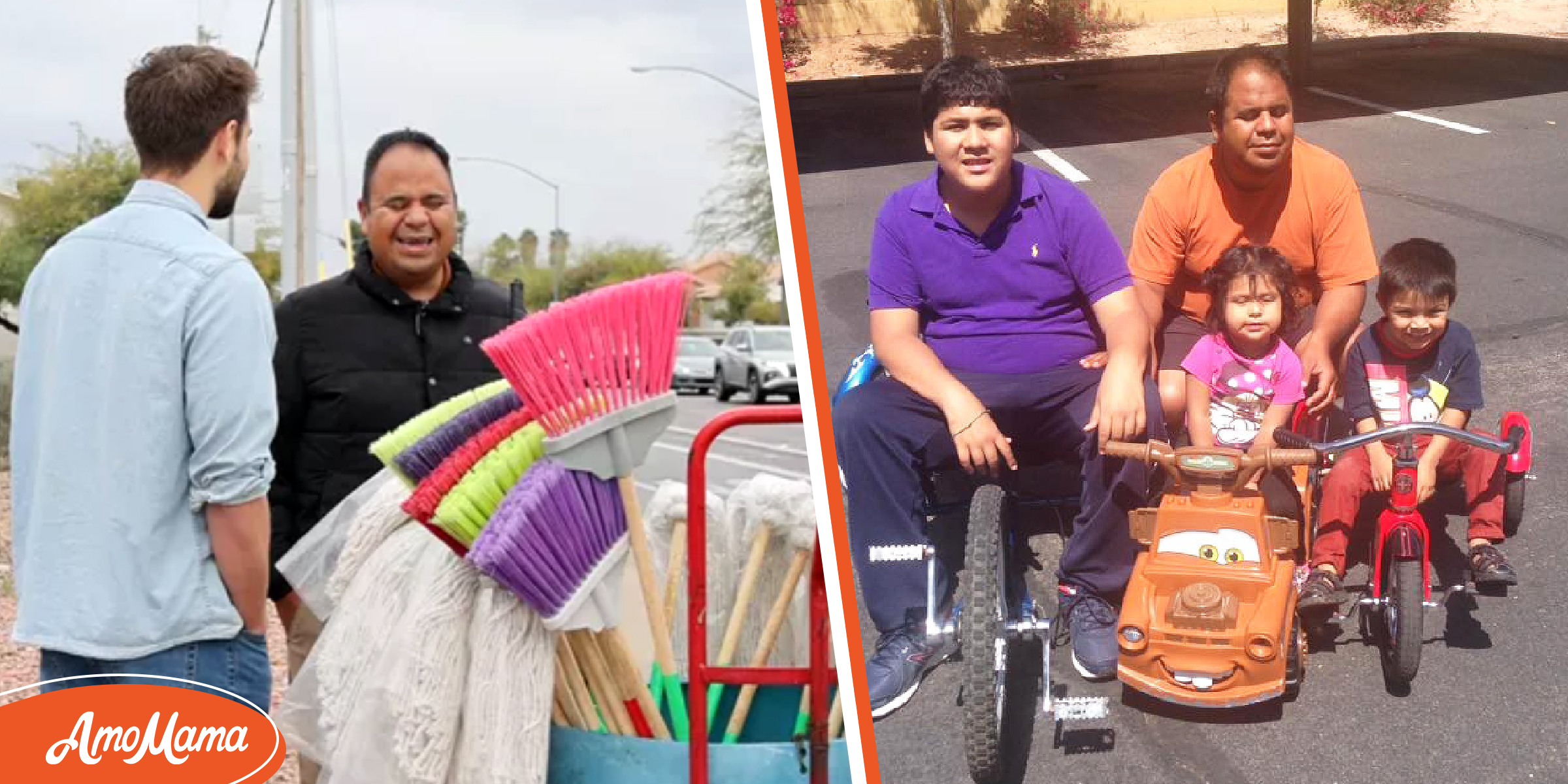 Blind Dad Evicted from Home Has to Sell Mops to Feed Kids, Gets ...