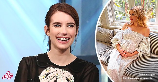 Emma Roberts Confirms Pregnancy by Showing off Her Baby Bump in New ...