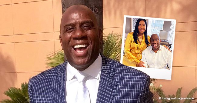 Magic Johnson and His Wife Cookie Look Classy as They Beam in a New Photo