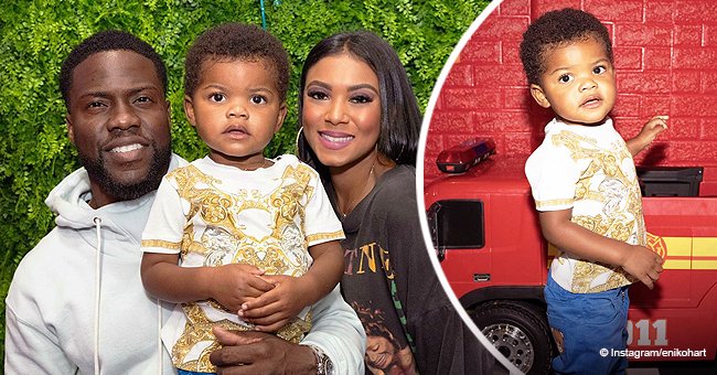 Kevin Hart from 'Jumanji' and His Family Celebrate Son Kenzo's 2nd ...