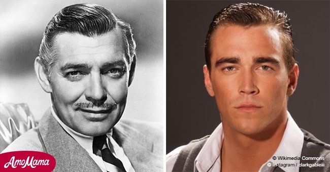 Clark Gable’s grandson looks a little bit like his famous grandfather