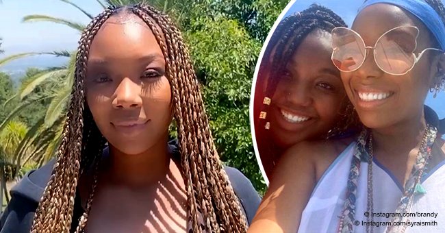 Brandy's Look-Alike Daughter Sy'Rai Warms Hearts in Family Photos with ...