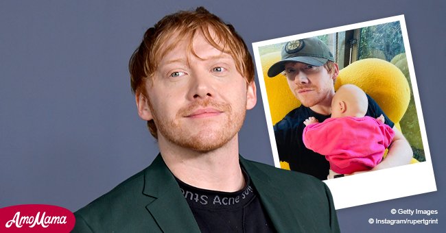 See the Photo Rupert Grint Shared of Newborn Daughter, Wednesday, in ...