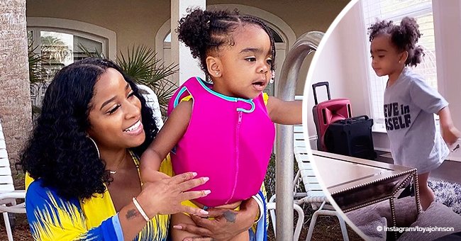 Watch Toya Johnson's Daughter Reign Enjoy Herself While Dancing for ...