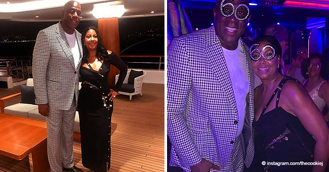 See How Magic Johnson's Wife Cookie Celebrated His 61st Birthday on ...