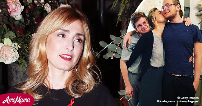 Julie Gayet poste une belle photo avec ses fils sur l'Instagram, les fans sont touchés
