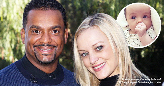 Alfonso Ribeiro's Newborn Daughter Melts Hearts with Her Blue Eyes in ...