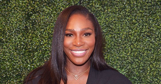 Serena Williams Looks Tall In A Pink Mini Dress While Posing Barefoot