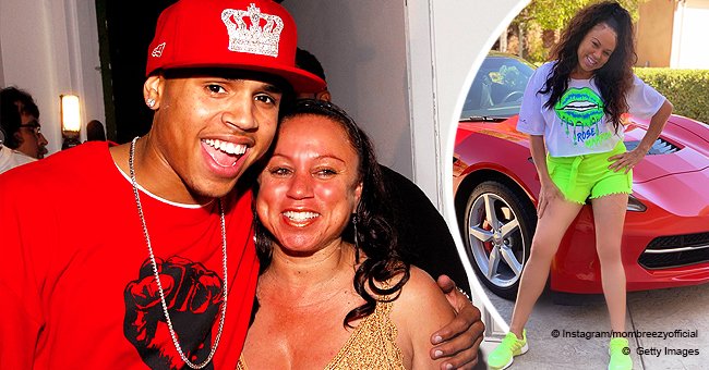 Chris Brown's Mom Joyce Hawkins Shows Her Fit Figure in a Neon Outfit