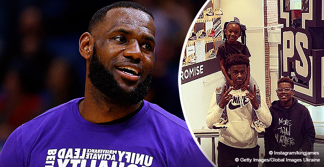 LA Lakers' LeBron James Posts Pics of His 3 Kids Bronny, Bryce & Zhuri ...